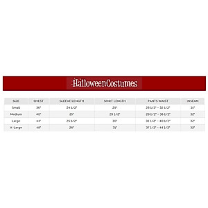 Adult Disney Lock Costume | Mens Nightmare Before Christmas Oogie Boogie's Gang Devilish Trick or Treater Full Outfit Large Red