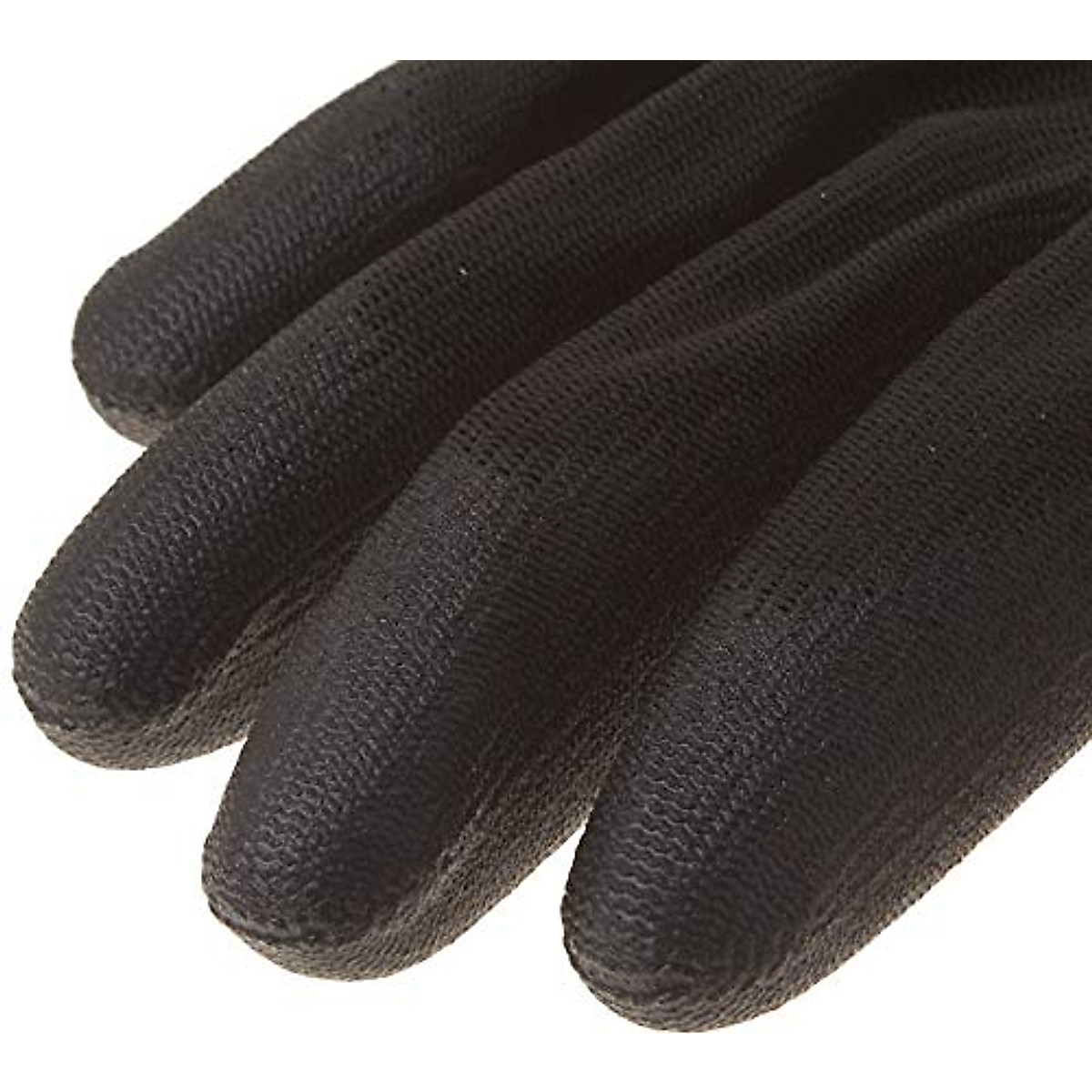 Liberty P-Grip Ultra-Thin Polyurethane Palm Coated Glove with 13-Gauge Nylon/Polyester Shell, Medium, Black (Pack of 12)
