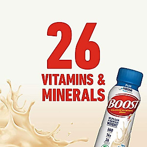 Boost Plus Vanilla Ready To Drink, 8 Fluid Ounce (Pack of 24)