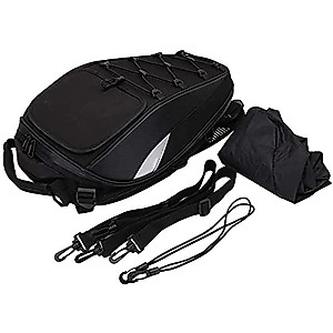 Motorcycle Seat/ Tail Bag - Dual Use Backpack Waterproof Motorbike Helmet Storage Bags For Luggage Motorcycle Dirt Bike Accessories