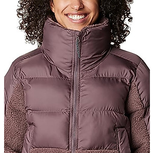 Columbia Women's Leadbetter Point Sherpa Hybrid, Basalt, Medium