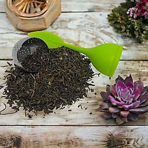 Green Tea Jasmine Loose Leaf Tea 4 OZ | Eco-Conscious Biodegradable Kraft Bag | by Leyla's Tea