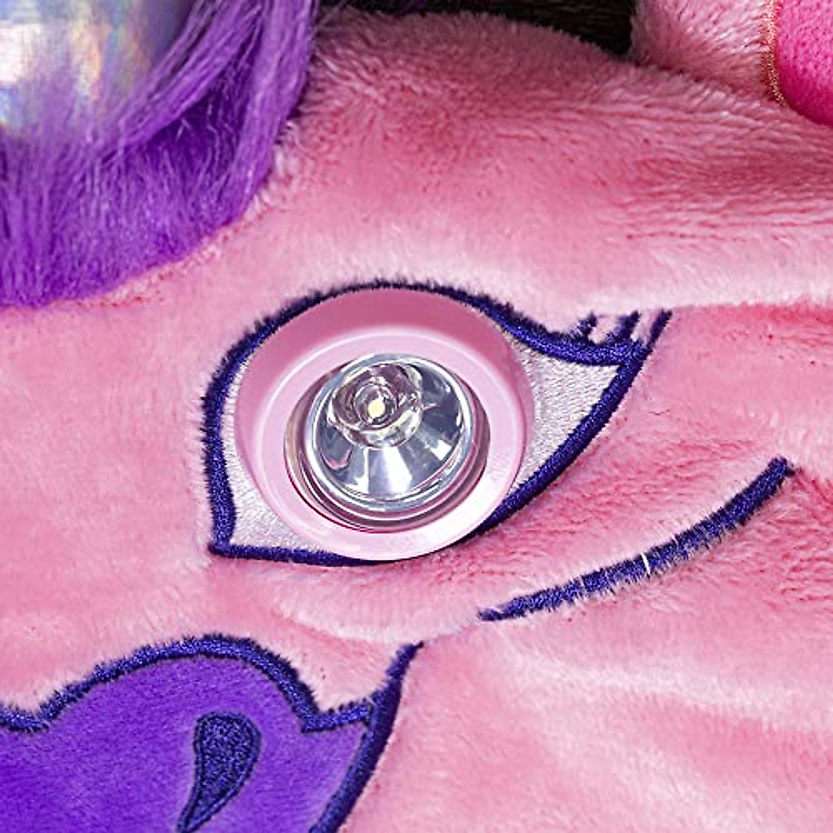 Bright Eyes Blanket 2023 Version Super Soft Blanket for Kids with LED Lights - Hooded Blanket, Robe, Comfy Throw Blanket, Unicorn; Warm Fuzzy Blanket, Animal Blanket, Machine Washable