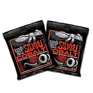 Ernie Ball 2715 Heavy Bottom Slinky Cobalt Electric Guitar Strings 10-52 2 Pack