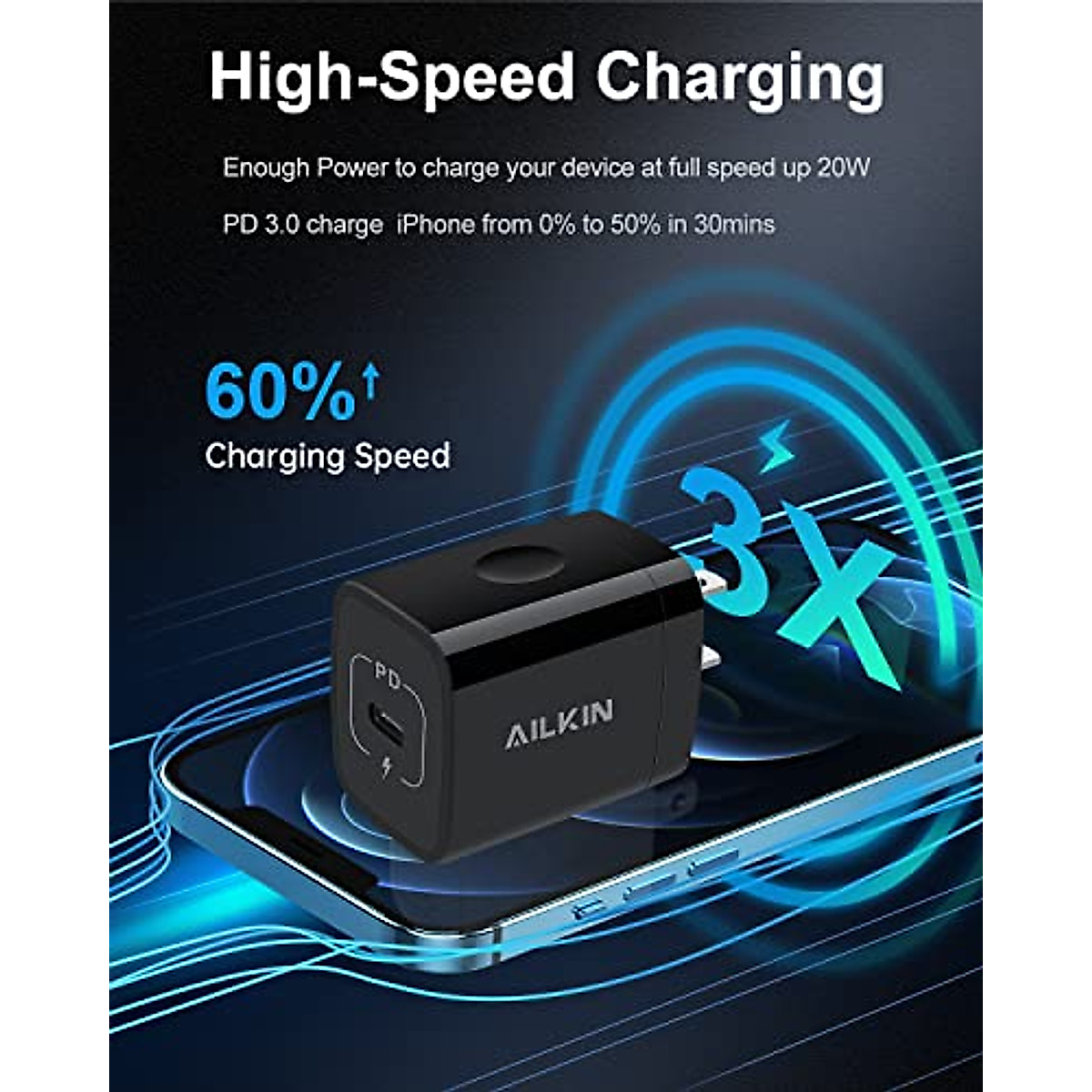 Fast C Type Charger Kit for Samsung Galaxy S23 S22 S22+ S21 Ultra 5G S20 S10 S10E A51 A71 Note 20 Tab S8 Google Pixel 7 Pro 7 6a 6 6Pro, 20W PD Wall Plug+30W Car Adapter+2 x 60W C to USB-C Cables-6Ft