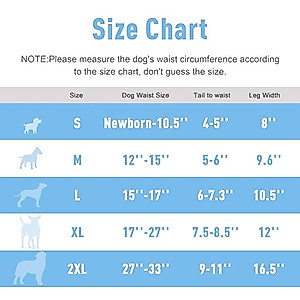 Fuz Bigaza Washable Dog Diapers (3 Pack), Reusable Dog Diapers for Doggie Heat Period, Reusable Doggie Diaper for Female Dogs (Giraffe, Tucan, Fox, Medium)