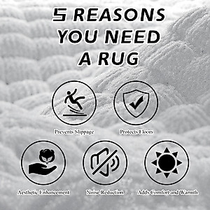 Bairichmat 2x3 Area Rugs,Machine Washable Rug,Non-Slip,Kitchen Rugs, Entryway Rug, Small Rug, Door Mat,Indoor Rug with Stain Resistant Accent Distressed Carpet Thin Rug,Non Shedding, Easy Clean