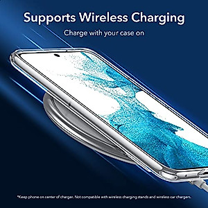 ESR Metal Kickstand Case Compatible with Samsung Galaxy S22 Plus (6.6 Inch) (2022), Versatile Patented Kickstand, Crystal Clear Scratch-Resistant Back Cover, Clear