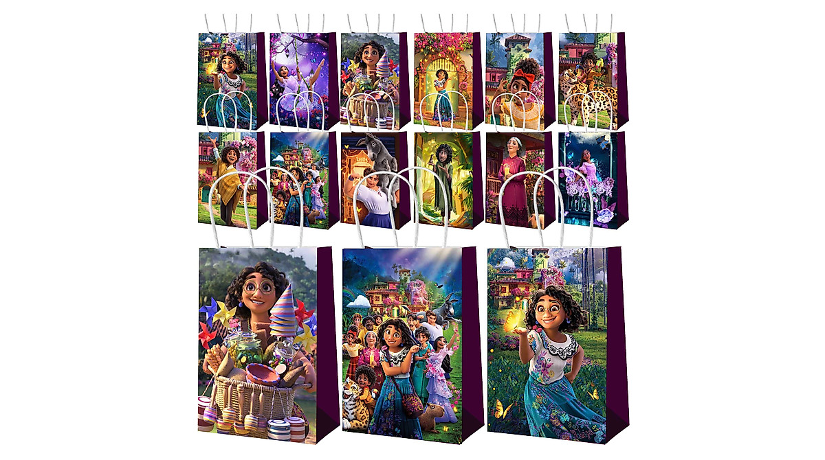 24 Pcs Encanto Party Gift Bags for Magical Birthday Events