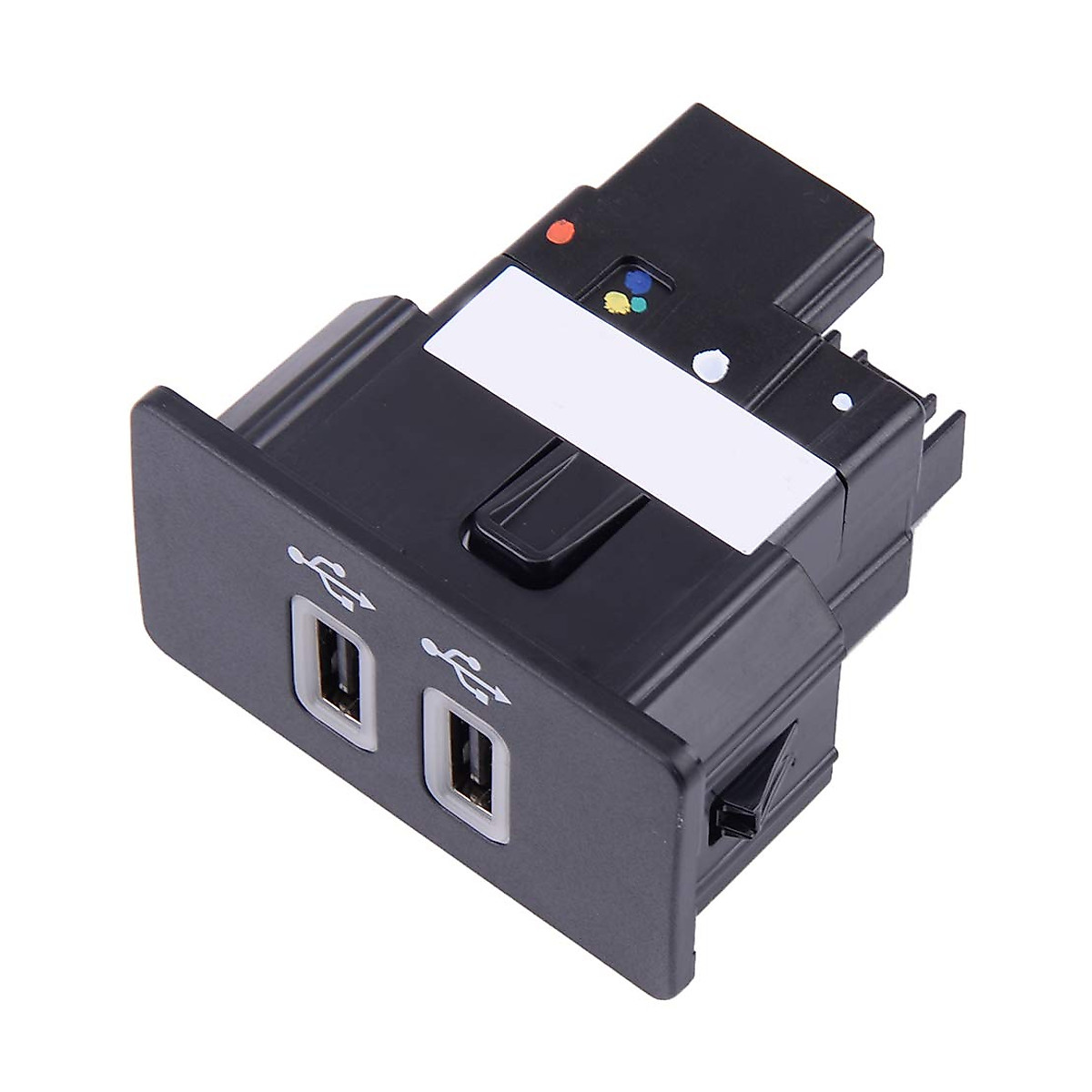 LETAOSK Dual USB Hub Ports Interface Module Fit for Ford Sync 3 Carplay Multimedia