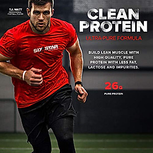 Whey Protein Isolate | Six Star 100% Whey Isolate Protein Powder | Whey Protein Powder for Muscle Gain | Post Workout Muscle Recovery + Muscle Builder | Vanilla Protein Powder (20 Servings)