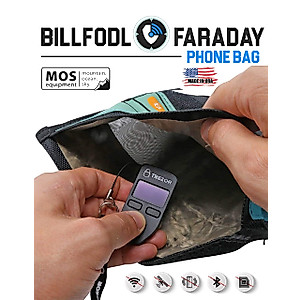 Billfodl - Faraday Bag (Large) - RFID Blocking Bags for Phones, Tablets, Cryptocurrencies, Backups and Key Fobs - Anti-Theft, Anti-Hacking Signal Blocking Pouch - Faraday Cage Protectors