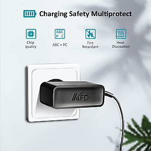 KFD 30W Power Supply Adapter Charger for Amazon Echo 3rd Gen, Echo 4th Gen, Echo Plus 2nd Gen, Echo Show 2nd gen, Echo Show 8, Echo Show 10 3rd Gen US Wall Charging Cable 1.8M DC Cable