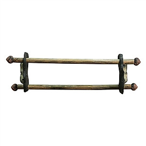 Bath Towel Bar Personality Retro Bathroom Rack Holder, Antique Bathroom Creative Art Hand Wash Towel Rack Towel Bar Rail Towel Holder