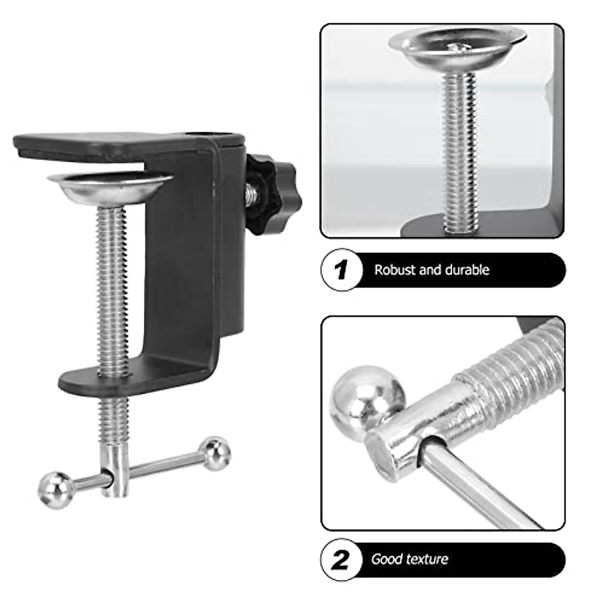 Generic Tablet Kickstand C Clamp Automotive Heavy Duty c Clamps Woodworking G Clamps Metal c clamp Wood Clamps: Welding Microphone Desk Mount