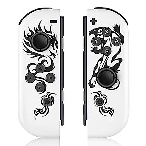 GKVVO Joypad for Switch Nintendo, Switch Controllers Compatible with Nintendo Switch/Lite/OLED, L/R Controller with Dual Vibration/Wake-up/Screenshot