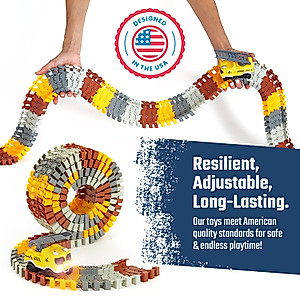 JITTERYGIT Construction Race Track Site Toy - Including Sandbox Vehicles, Trucks, Excavator, Bulldozer, Dump Truck, Crane - Birthday Gift for Kids, Boys, Girls, Toddlers for Ages 3 4 5 6 7 8 Year Old