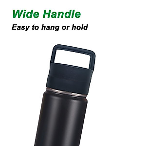 Replacement Lid Cap Compatible for Hydro Flask 12 16 18 20 32 40 64 oz Wide Mouth Water Bottle, Lid for Simple Modern, Takeya, Iron Flask and Other Brands Sports Water Bottle