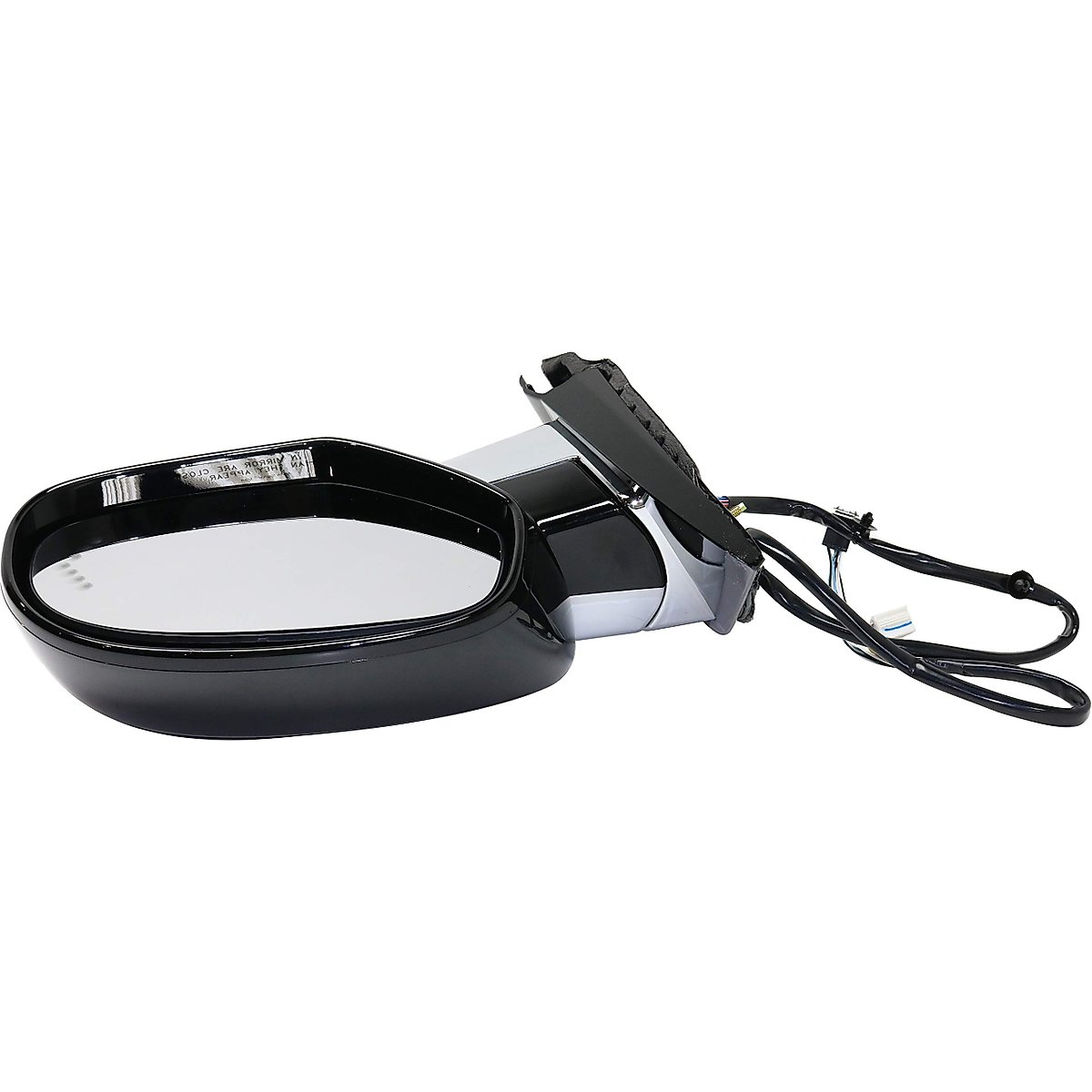 Kool Vue Driver & Passenger Side Power Heated Mirrors for Cadillac Escalade Escalade ESV 2007-2014 Power Fold With Signal Light, Memory & Puddle Lamp; Without Blind Spot Monitor Chrome