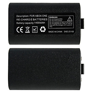 OSTENT USB Charger Cable Cord + Battery Pack for Microsoft Xbox One Wireless Controller