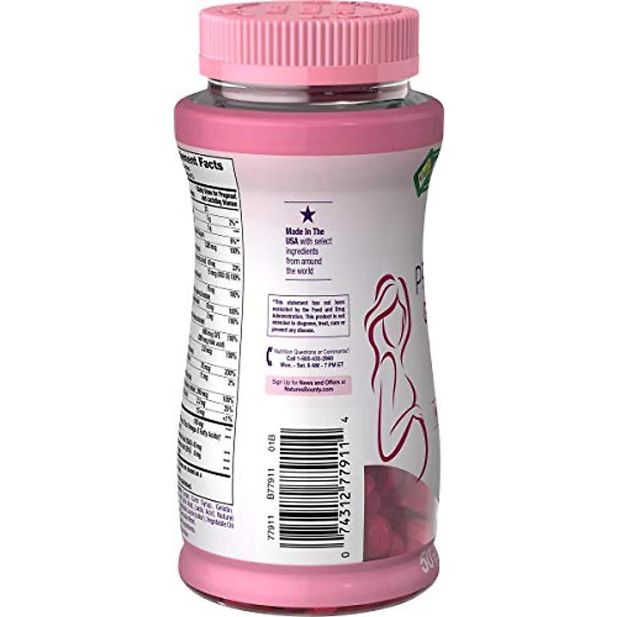 Nature's Bounty Optimal Solutions Essential, Prenatal Gummies, 50 Count