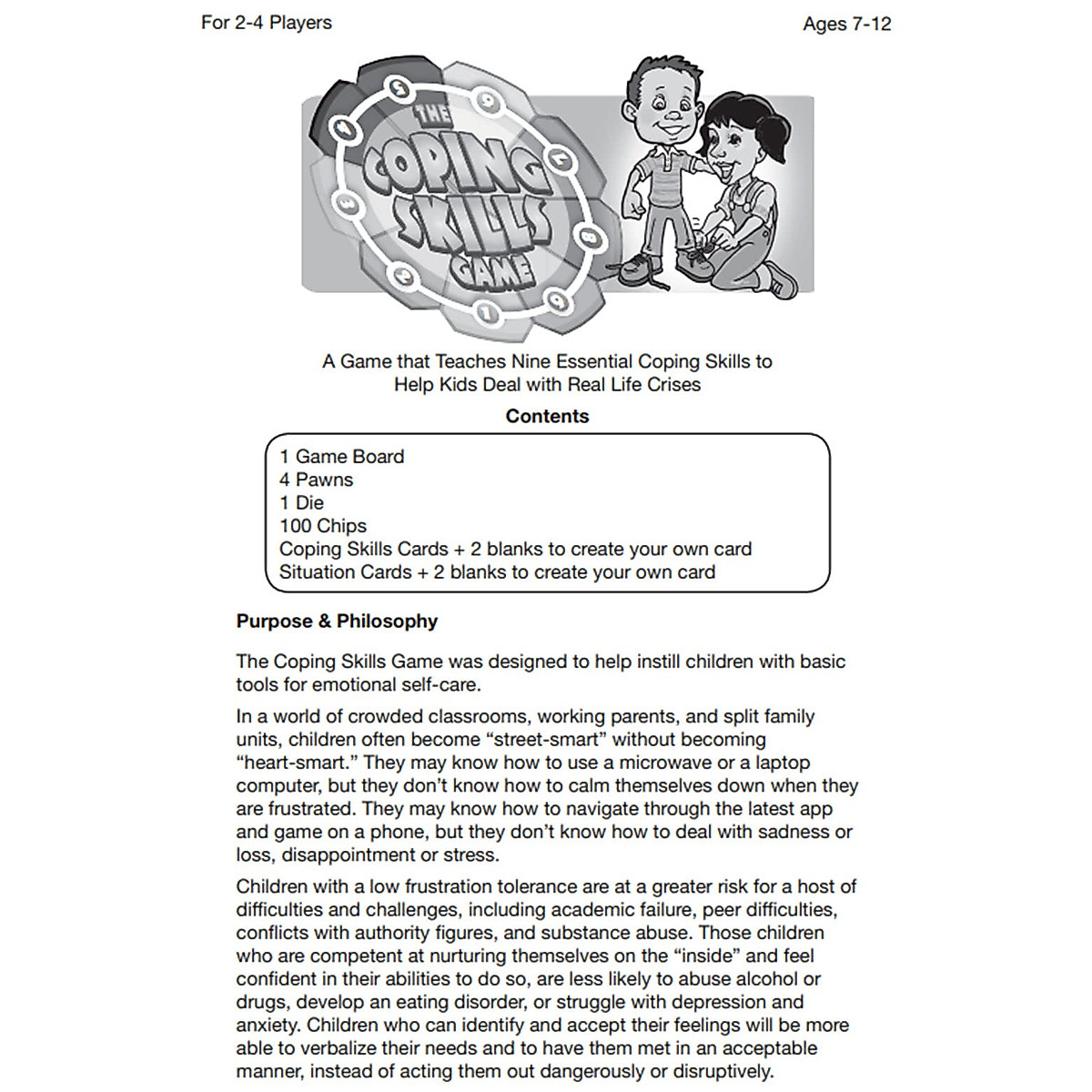 The Coping Skills Game: Nine Essential Skills to Teach Kids How to Deal with Real-Life Problems