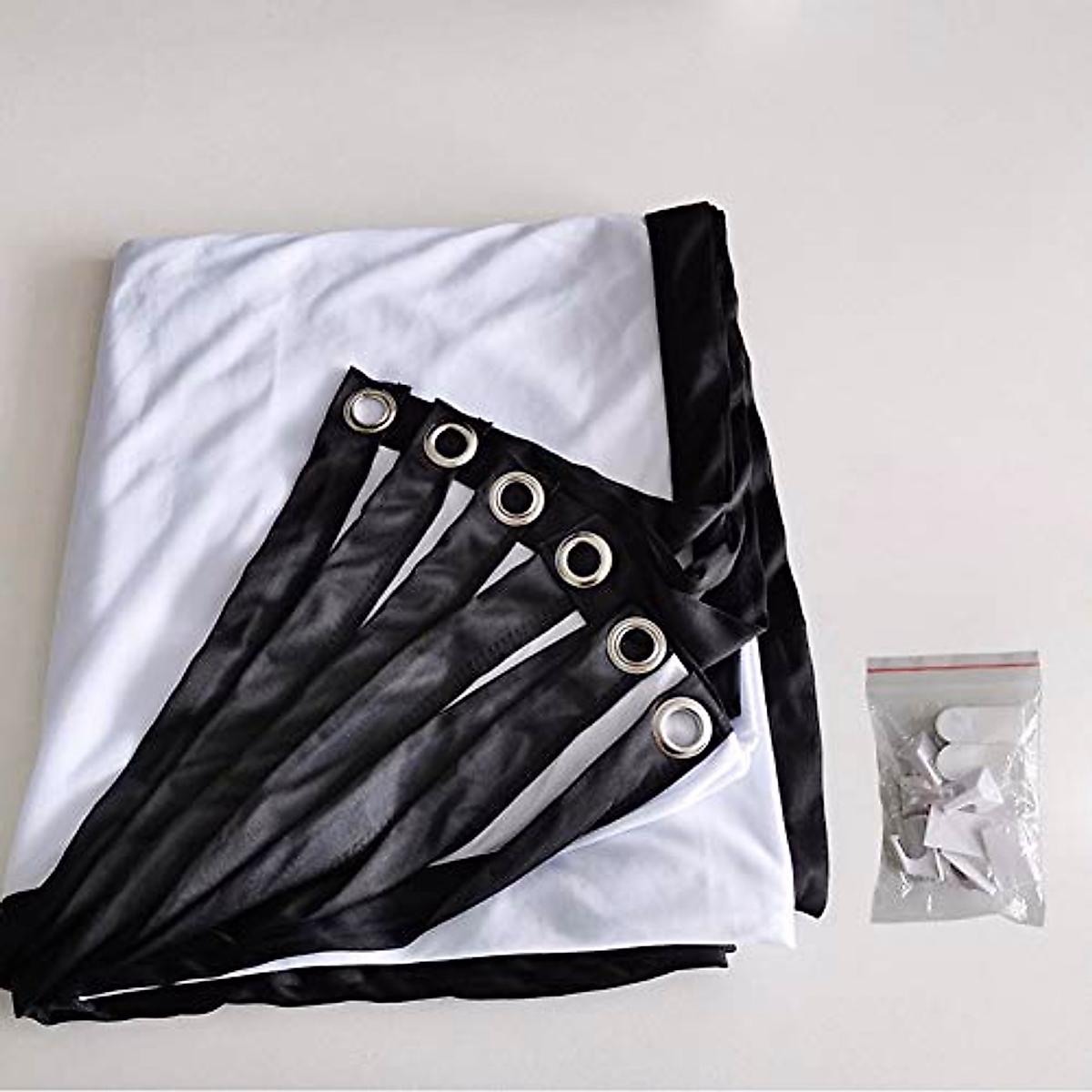 Projector Screen, White Projector Screen, 16:9 No Crease Home Theater Foldable Projection Screen 60"|72"|84"|100"|120"|150"