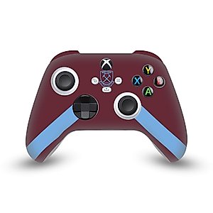 Head Case Designs Officially Licensed West Ham United FC Jersey 2020/21 Home Kit Vinyl Sticker Gaming Skin Case Cover Compatible with Xbox Series X / S Controller
