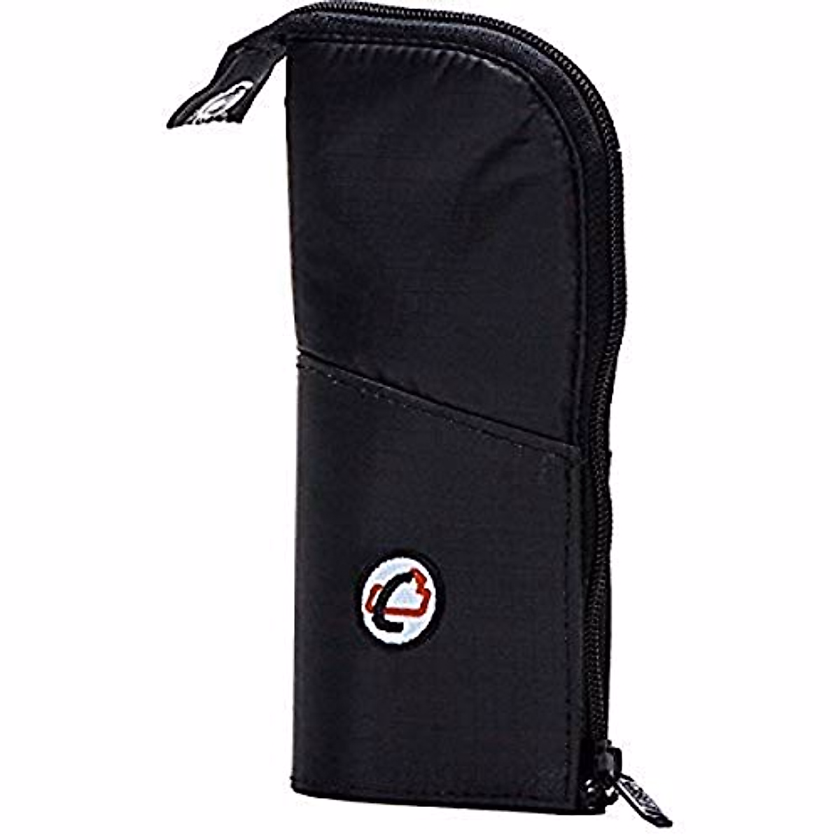 Case-it The Cup Zippered Pencil Case with Grommet, Black, PLP-01-BLK