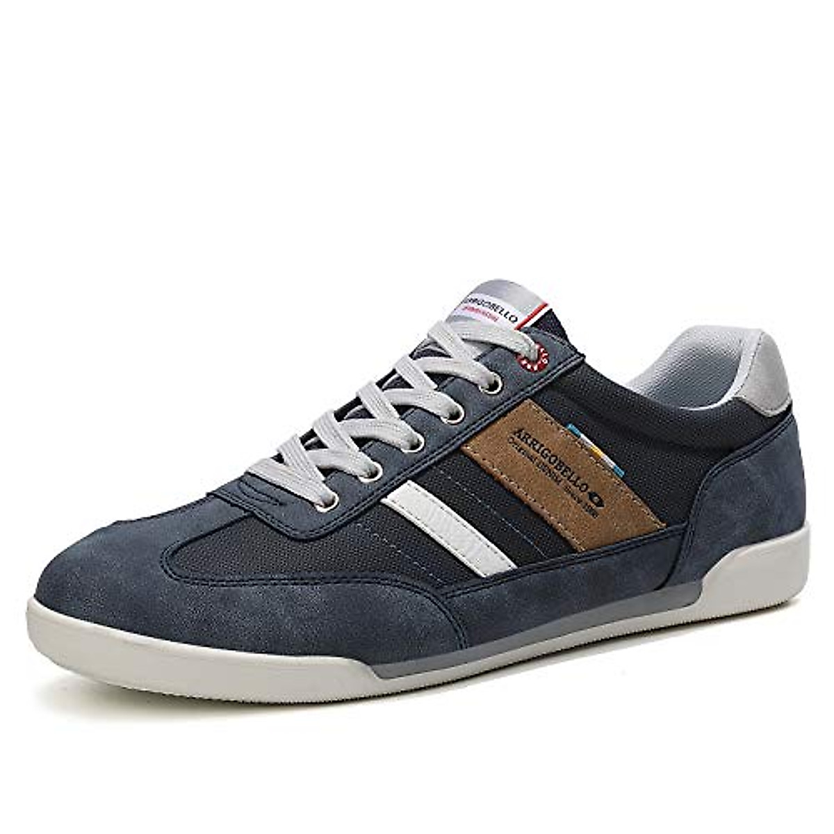 AX BOXING Mens Casual Shoes Fashion Sneakers Breathable Comfort Walking Shoes for Male (Navy, Numeric_11_Point_5)