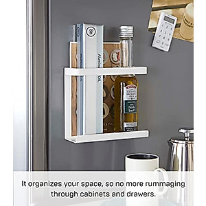 Yamazaki Home Magnet Wrap or Aluminim Foil Holder - Kitchen Storage, Magnetic Organizer - Steel