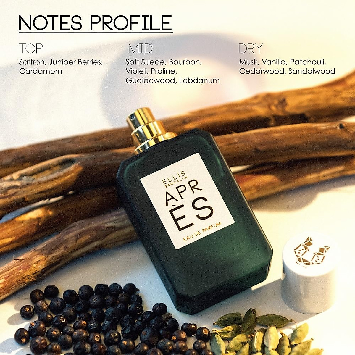 Ellis Brooklyn APRES Eau De Parfum for Women - Clean Perfume, Travel Size Perfume Vanilla Bourbon Perfume Vanilla Musk Perfume for Women Fall Perfume