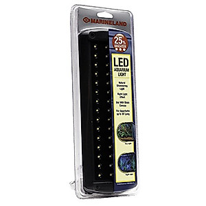Marineland 32996 LED Aquarium Light, Natural Shimmering Light,Glass