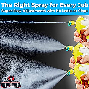 Leak-Free, Chemical Resistant Spray Head 5 Pk Industrial Spray Heads Only (No Bottles) for Auto/Car Detailing, Window Cleaning and Janitorial Supply. Heavy Duty Low-Fatigue Trigger and Nozzle.