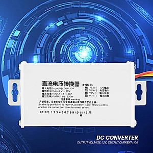 DC Converter, Step-Down Power Supply Module 36V-72V to 12V 10A 120W for 12V Electronic Devices