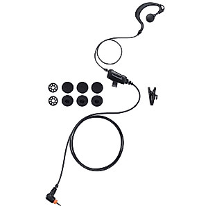 commountain SL300 SL3500e Earpiece with Mic Compatible for Motorola Radios TLK 100 TLK 110 SL7550 SL7550e SL7580 SL7580e SL7590 SL7590e SLN 1000, TLK100 TLK110 SLN1000 SL Series G Earhook Headset