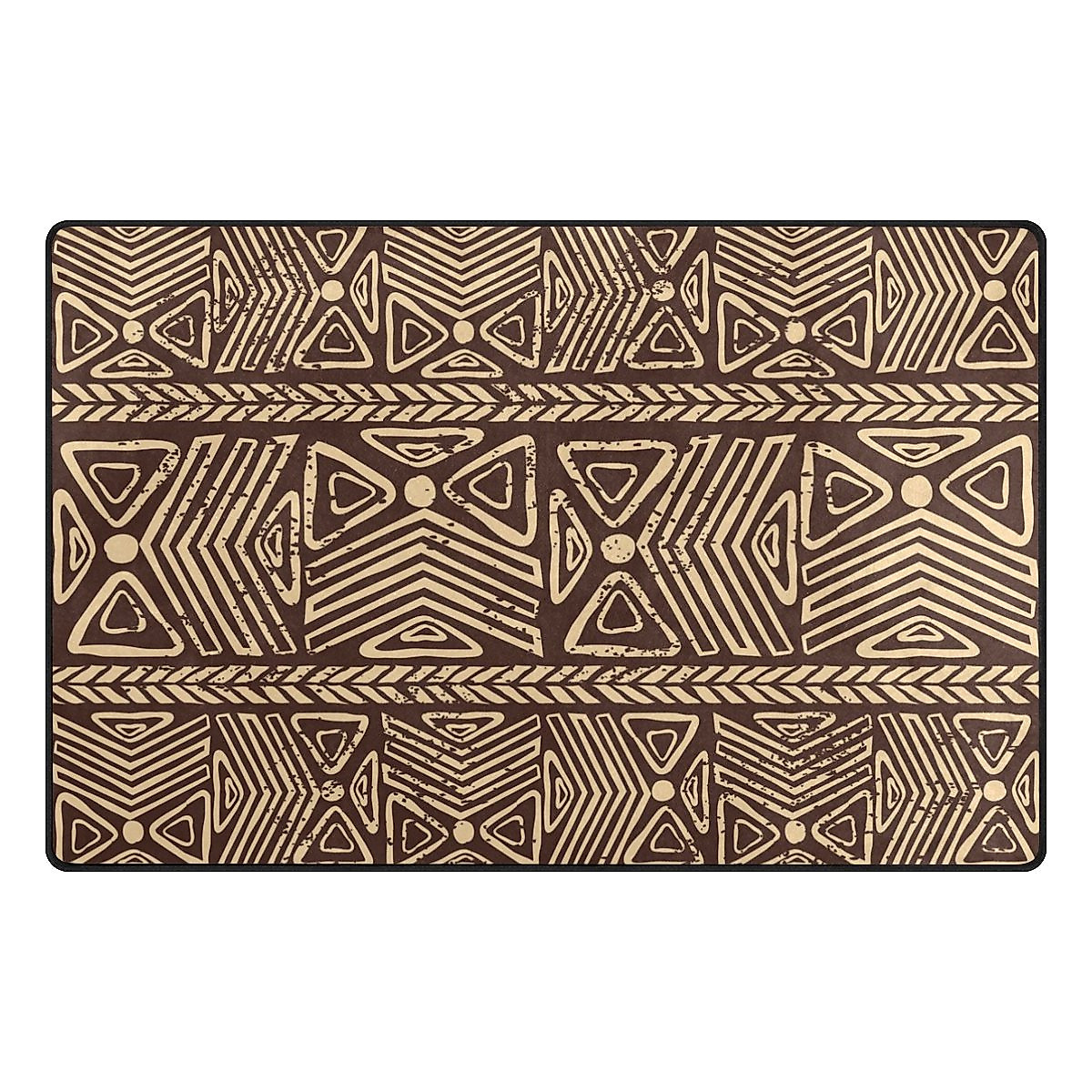 Bolaz African Tribal Print Area Rug Rugs Non-Slip Floor Mat Doormats Living Room Bedroom 60 x 39 inches (60 x 39 inch)