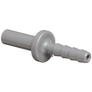 John Guest Acetal Copolymer Barbed Tube Fitting, Stem, 1/4" Stem OD x 3/16" Hose ID (Pack of 10)