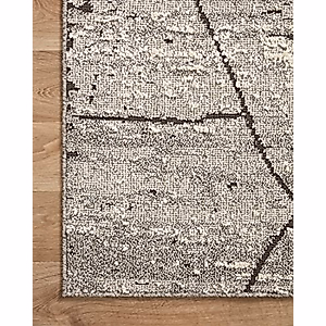 Loloi II Fabian Collection FAB-04 Grey/Charcoal 4'-0" x 6'-0" Accent Rug
