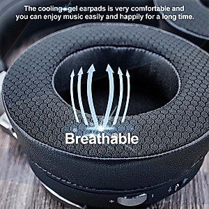 Virtuoso XT Ear Pads Replacement for Virtuoso RGB Wireless SE XT Headset, Cooling Gel, More - Softer Memory Foam, Added Thickness, Extra Durability by JESSVIT (Virtuoso XT Cooling Gel Earpads Black)