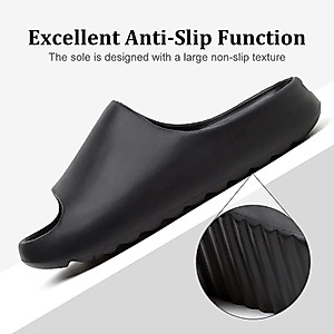 Giuyasys Unisex Massage Slides House Shoes Non-Slip thick Soft Platform Slide Sandals for Women Men Indoor Outdoor Shower Bathroom Slipper for Adult Couples