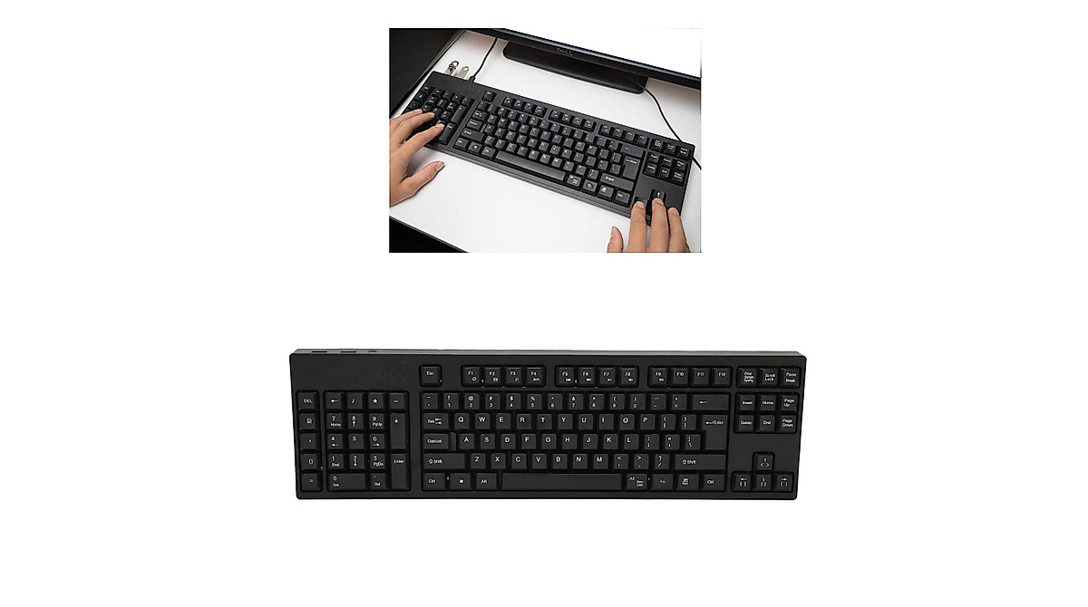 Left Handed Keyboard, 109 Keys Mechanical Gaming Keyboard with Number ...