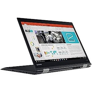 Lenovo ThinkPad X1 Yoga (3rd Gen) i7 8650U 1.9Ghz 14"" 2-in-1 Convertible Laptop, 16GB RAM, 2TB NVMe PCIe M.2 SSD, FHD 1080p, Thunderbolt 3 USB-C, Webcam, Windows 11 Pro (Renewed), Black