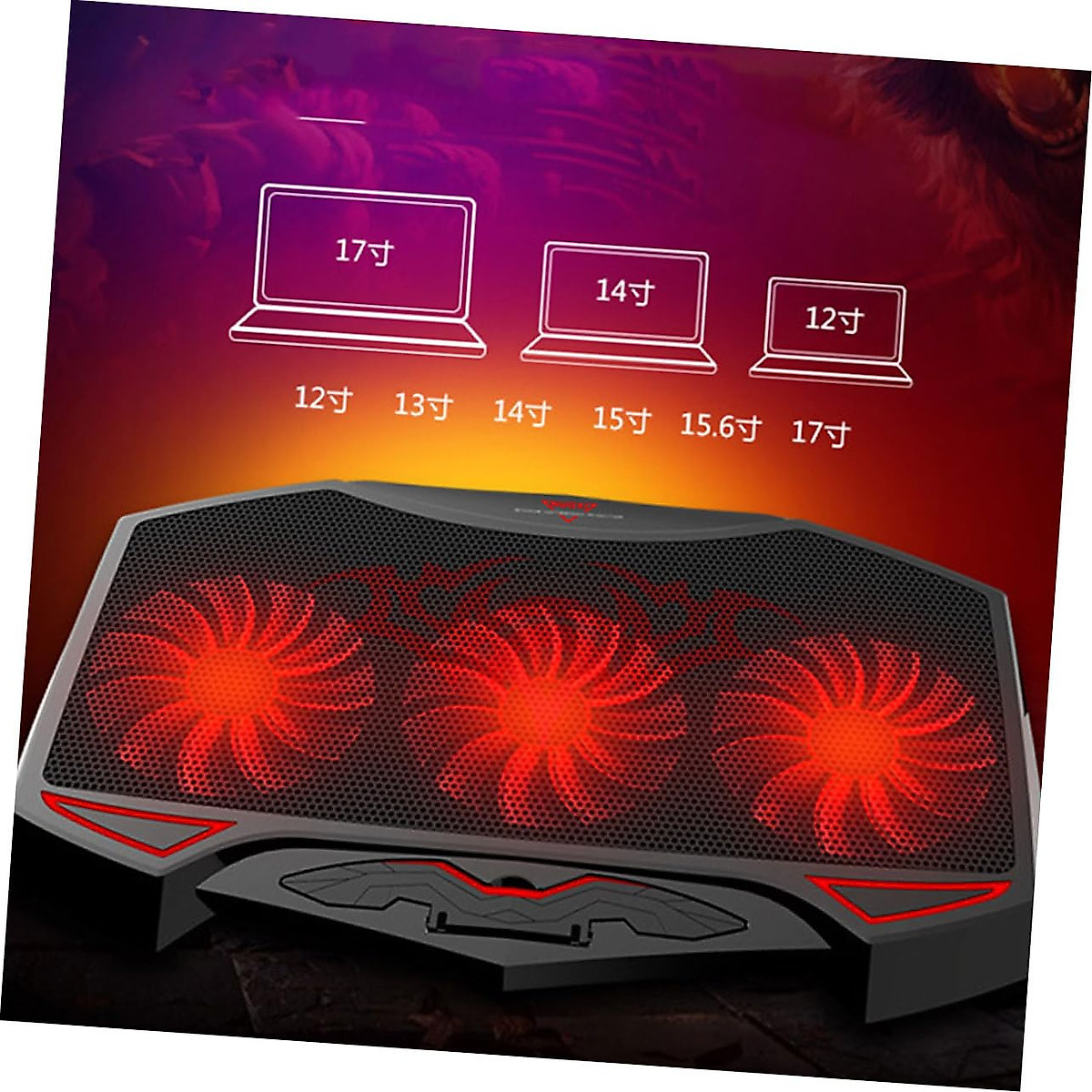 UKCOCO 3 Notebook Holder Laptopstand Anti Skid Pads Non-Slip Mat Nonslip Mat USB Cooling Pad Silent Laptop Cooler Laptop Cooling Stand Laptop Cooling Pad Mute Heat Sink Notebook Stand