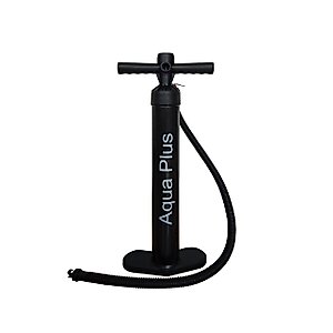 Aqua Plus Inflatable Stand Up Paddle Board High Pressure Double Action SUP Pump (Black, 63cm)
