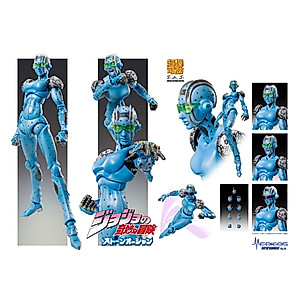 Medicos JoJo’s Bizarre Adventure Part 6: Chozo Kado Stone Free Super Action Statue Figure, Multicolor