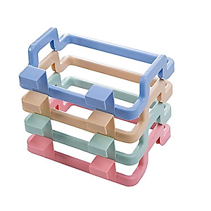 WOIWO 4 PCS Kitchen Door Back Type Portable Garbage Bag Holder Household Cabinet Door Behind The Cloth Rack Trash Rack