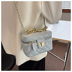 2022 New Diagonal Bag - Shoulder Bag for Women, Lingge embroidery fashion handbag/Leather Shoulder Bag Ladies Handbag (B)