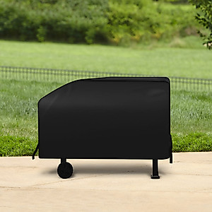 Unicook 28 Inch Griddle Cover for Blackstone and Nexgrill Cooking Station, Outdoor Flat Top BBQ Grill Cover with Sealed Seam, Heavy Duty Waterproof Fade Resistant, Black
