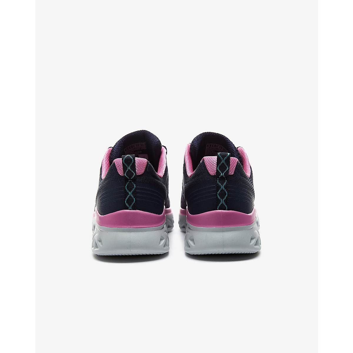 Skechers Women's, Glide-Step Sport - Fresh Charm Running Shoe Navy Multi 8.5 M